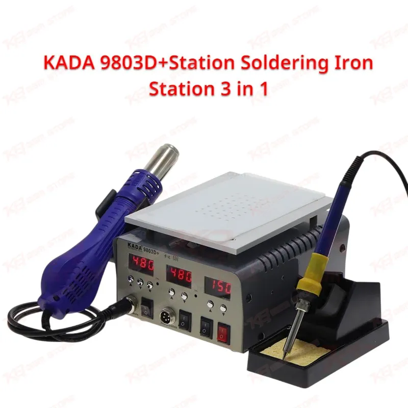 KADA 9803D+Station Soldering Iron Station 3 in 1 – KB GSM Store
